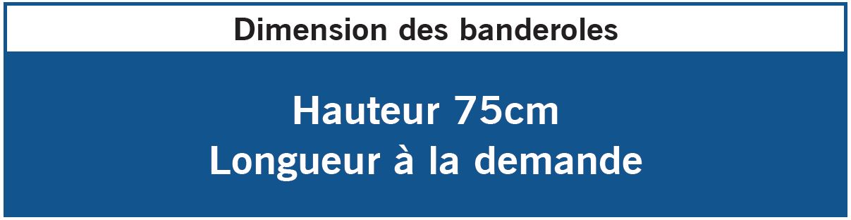 Banderole non feu - Defil Communication,banderole pub